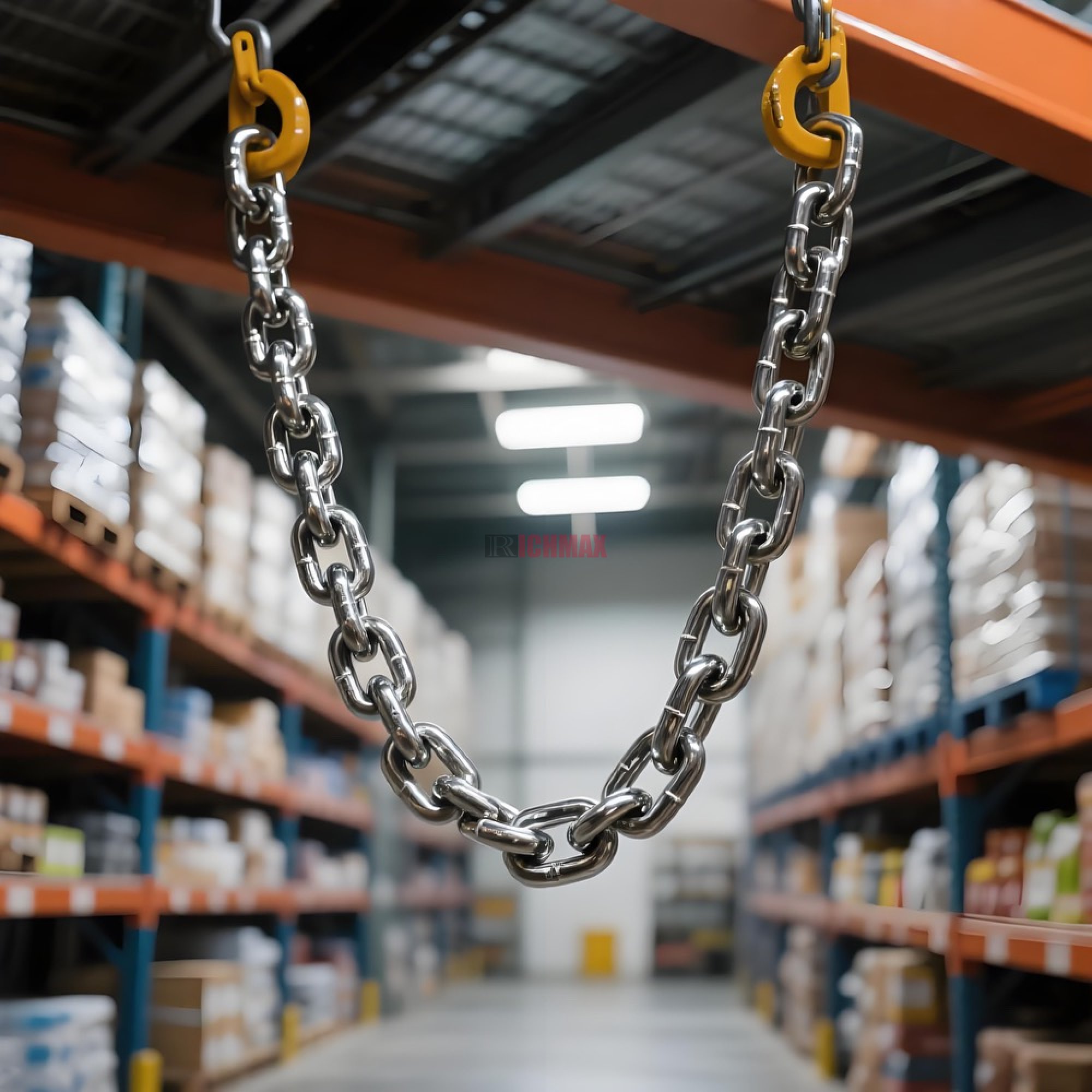 DIN764 Medium Link Chain | Durable Steel Chain for Marine & Lifting ...