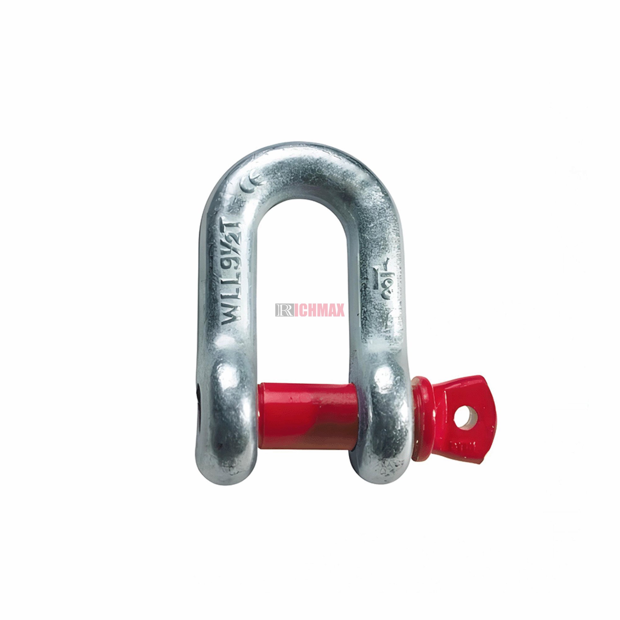 U.S Type G210 Screw Pin Chain Shackle | Forged Alloy Steel Lifting ...