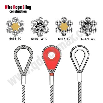 Ferrule Secured Wire Rope Sling | High-Strength Swaged Lifting Sling ...